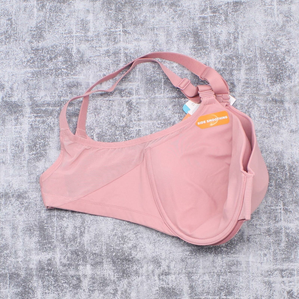 Simply Perfect by Warner's Women's Underarm Smoothing Mesh Underwire B ...