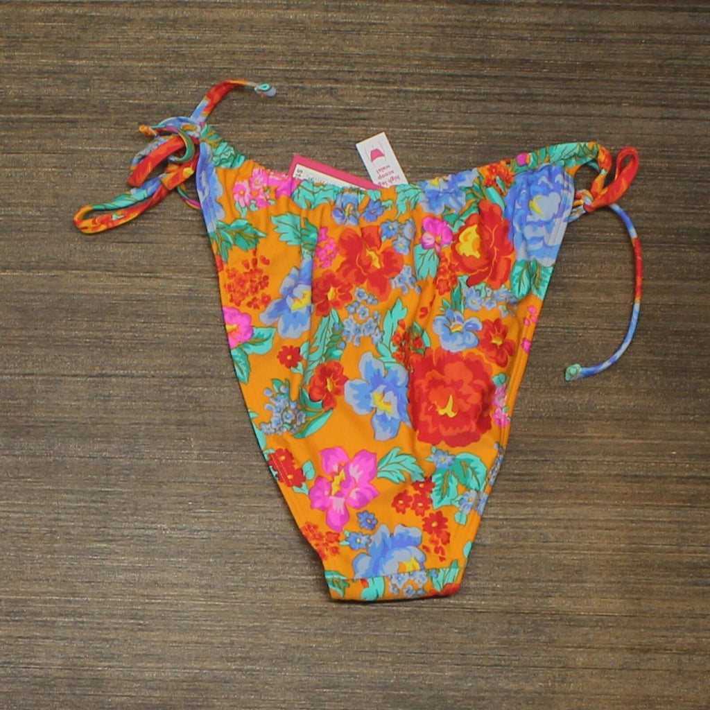 Xhilaration Juniors' Tunneled Cheeky High Leg String Bikini Bottom ...