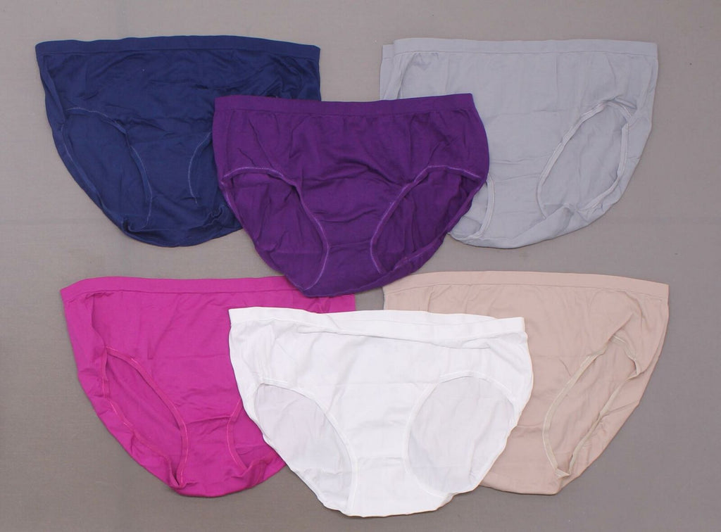 Fruit Of The Loom 6 Pairs Women's Seamless Low Rise Briefs – Biggybargains
